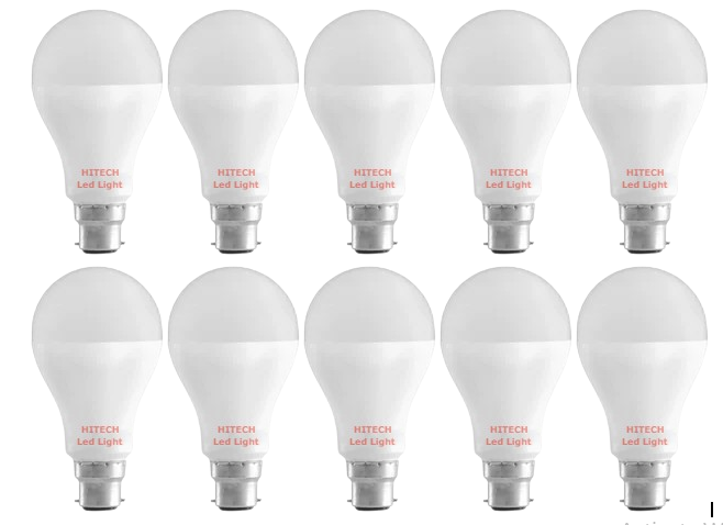HITECH 20W LED BULB Energy Saving Light pin system. 10 PCS Combo Pack ...