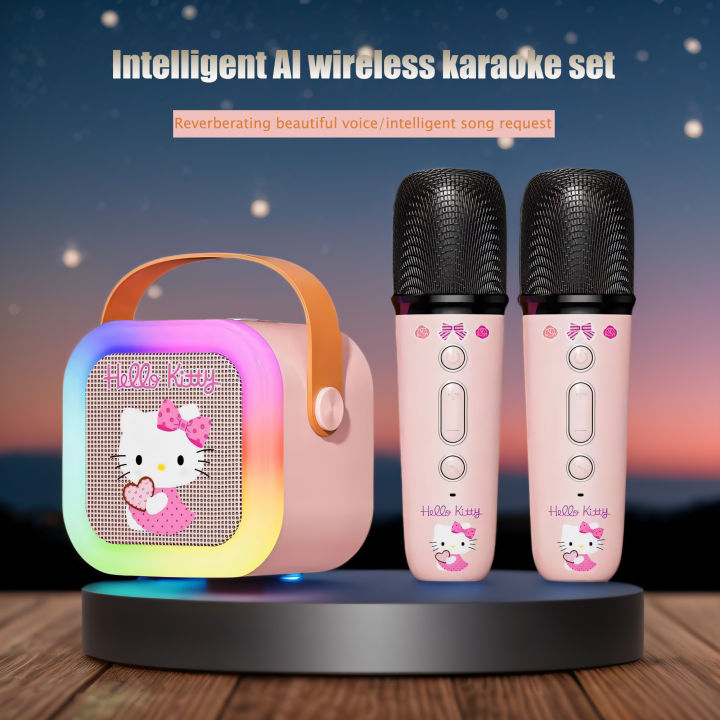 Genuine Sanrio Kuromi Karaoke Machine Hello Kitty Cartoon Wireless ...