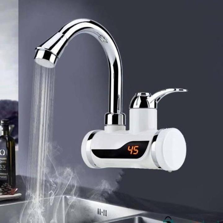 Instant Thankless Digital Electric Hot Water Tap for any wall Mount ...