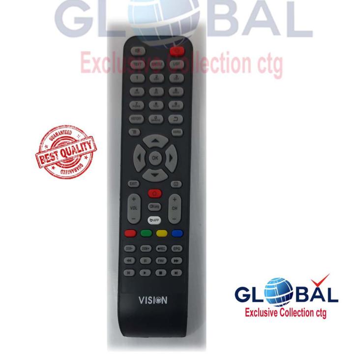 Vision All LED Support compatible Remote Control High Quality. LCD TV ...