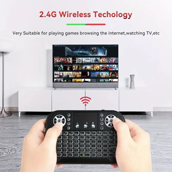 GearUP MK20 2.4GHz + Wireless Dual Mode RGB Backlit Rechargeable Mini ...