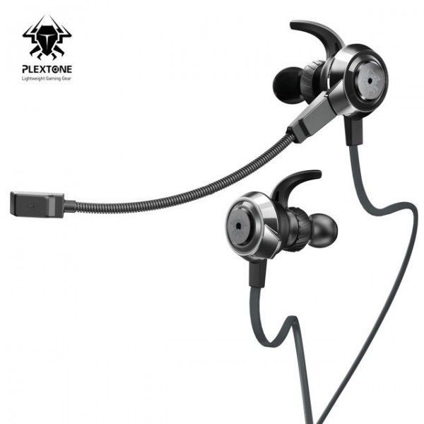 PLEXTONE G50 Gaming Earphones with Mic & Passive Vibration Technology ...