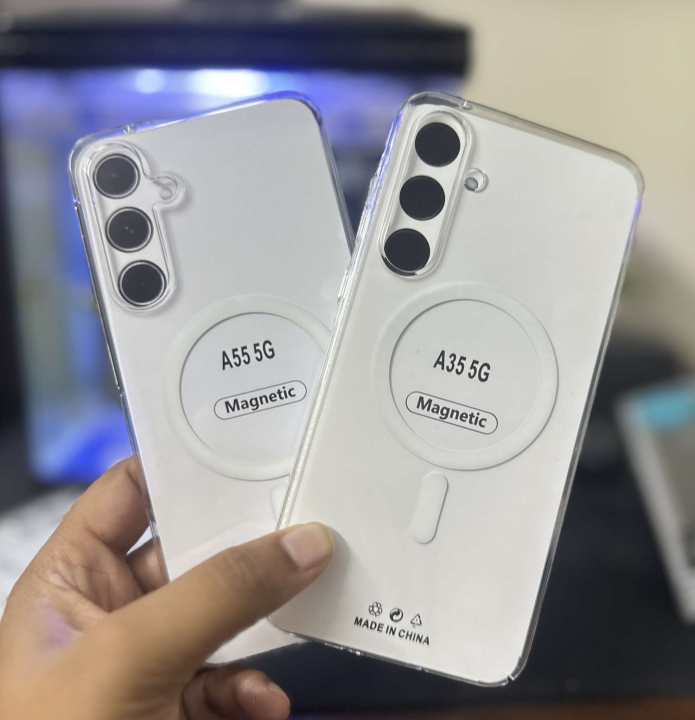 Samsung Galaxy A55 / Samsung A35 Anti Yellow Magsafe Magnetic Wireless ...