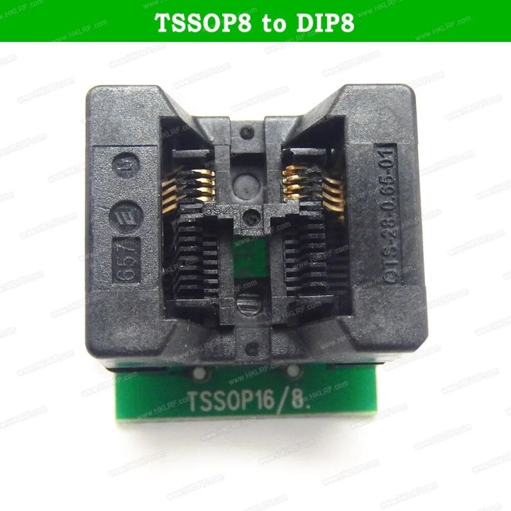 【YIYANGMAOYI111】TSSOP8 to Dip8 Porgrammer Adapter Socket TL866A/TL866CS ...