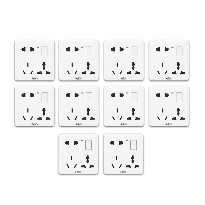 HEE 8 Pin Multi Socket 10 Pcs combo | Daraz.com.bd