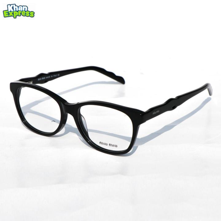 Black Frame Small Square Eye wear Glasses | Daraz.com.bd
