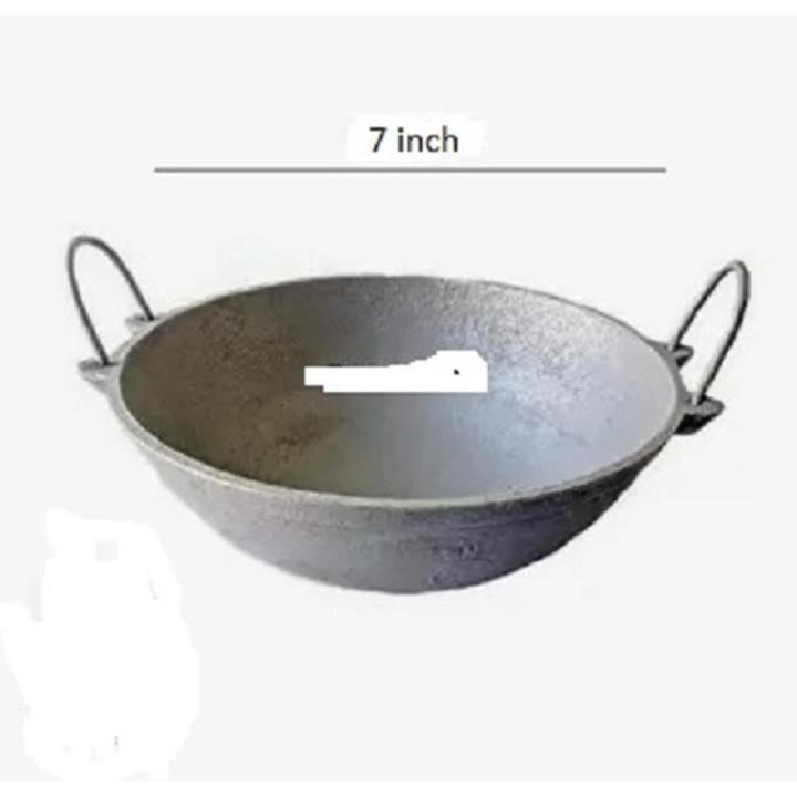 Indian Iron Korai - Shondesh Korai - Size 7 Inches - Cook Traditional ...