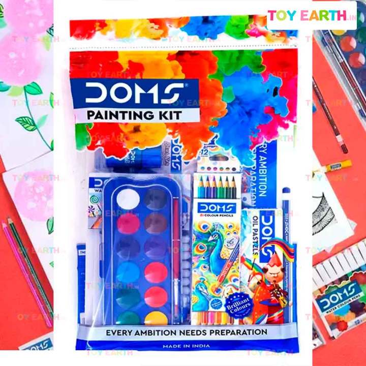 Dom's painting kit art gift set combo pek | Daraz.com.bd