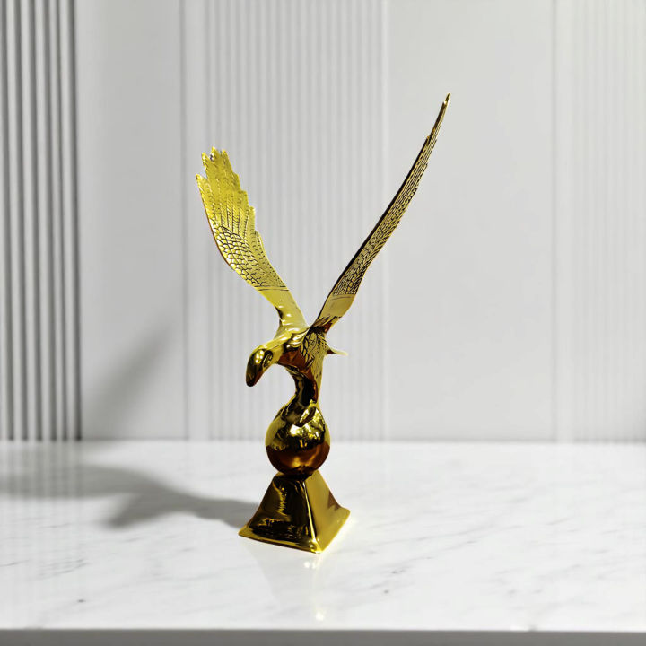 Brass Made Eagle Showpiece- পিতলের ঈগল শোপিস | Daraz.com.bd