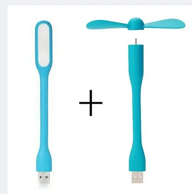 USB Fan and LED Light Combo | Daraz.com.bd
