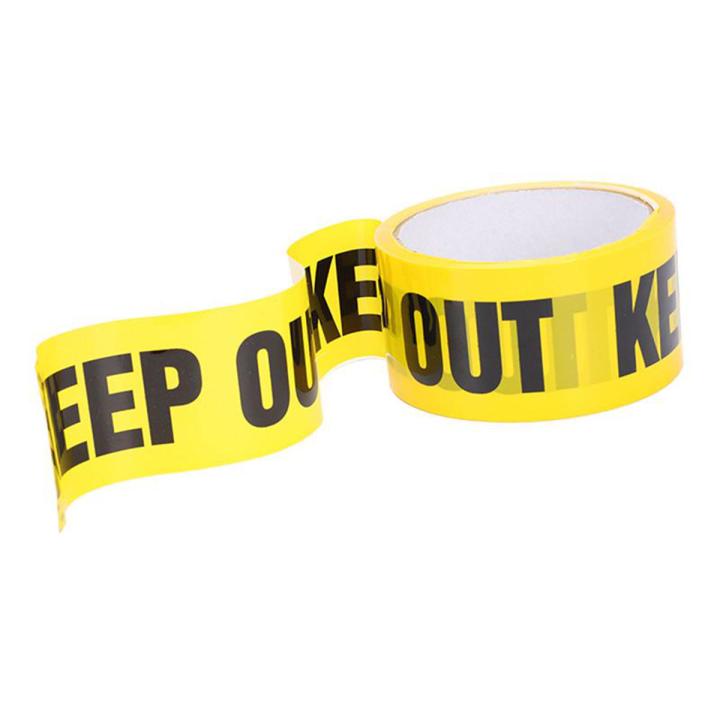 KEEP OUT Barricades Tape 25 m Construction site packing to secure place ...