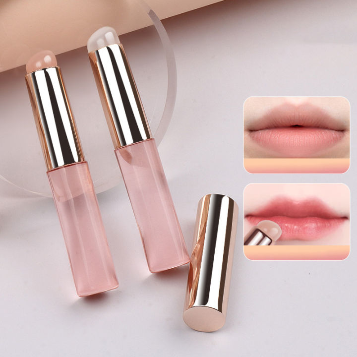 Silicone Lip Brush With Cover Angled Concealer Makeup Tool Portable ...