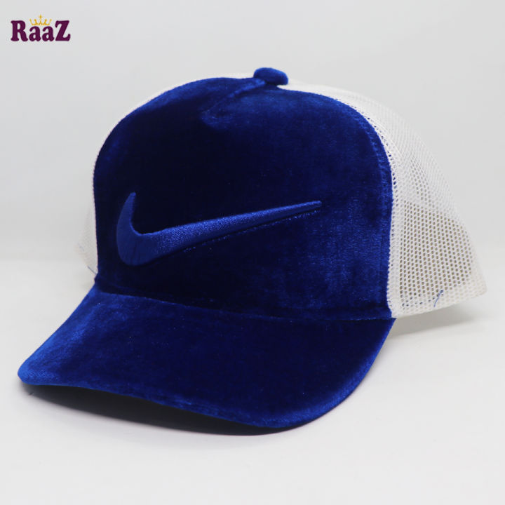 Full Blue Embroidery Logo Half Net Cap | Daraz.com.bd