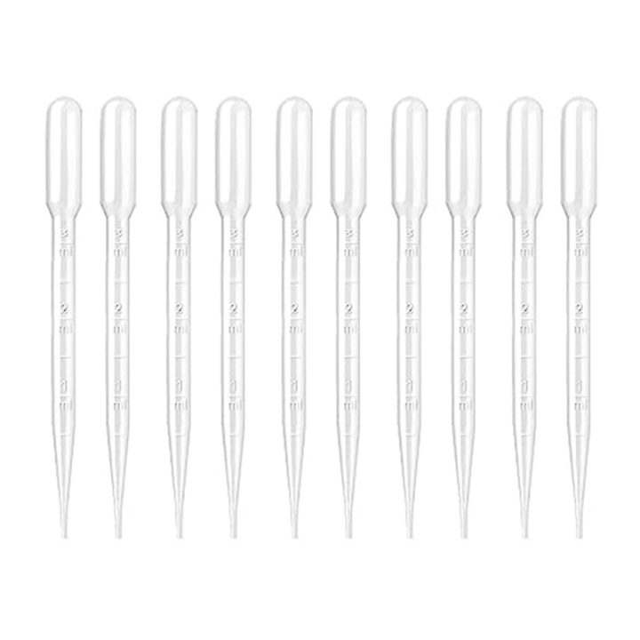 1000-Pack 2Ml Calibrated Droppers Plastic Pipette Dropper For , DIY Art ...