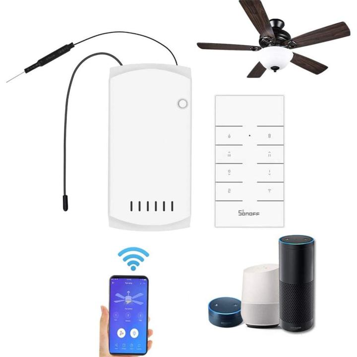SONOFF IFan03: Wi-Fi Ceiling Fan And Light Controller | Daraz.com.bd