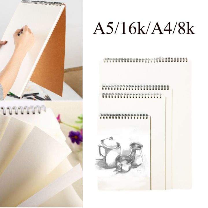 A5/16k/A4/8k Professional Convenient Stationery Pupil Learning Artists Sketchbooks Graffiti ...