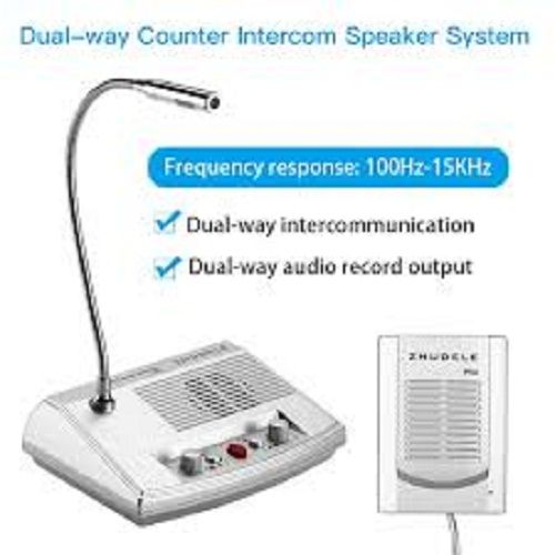 Window Intercom Microphone For Bank Post Hospital Company | Daraz.com.bd