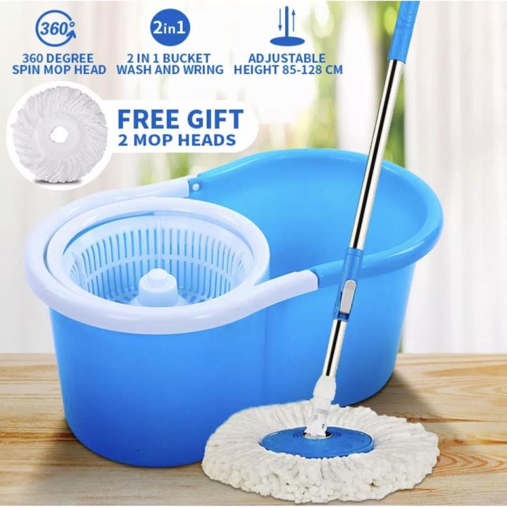 360 Easy floor clean bucket cleaning magic mini mop rotation microfiber ...