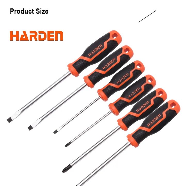 HARDEN 6Pcs Screwdriver Set Magnetic Precision Screw Drive 550396 ...