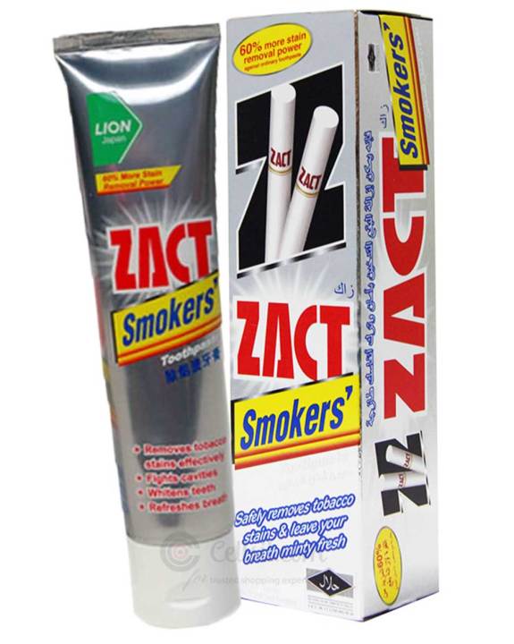 Lion Zact Smoker's Toothpaste - 150gm | Daraz.com.bd