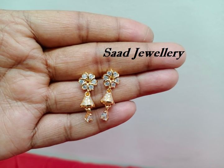 Jumka Earrings For Women Ladies Or Girls. Trendy Design Unique Model Small Jumka Ear Ring. C 75 Daraz .bd