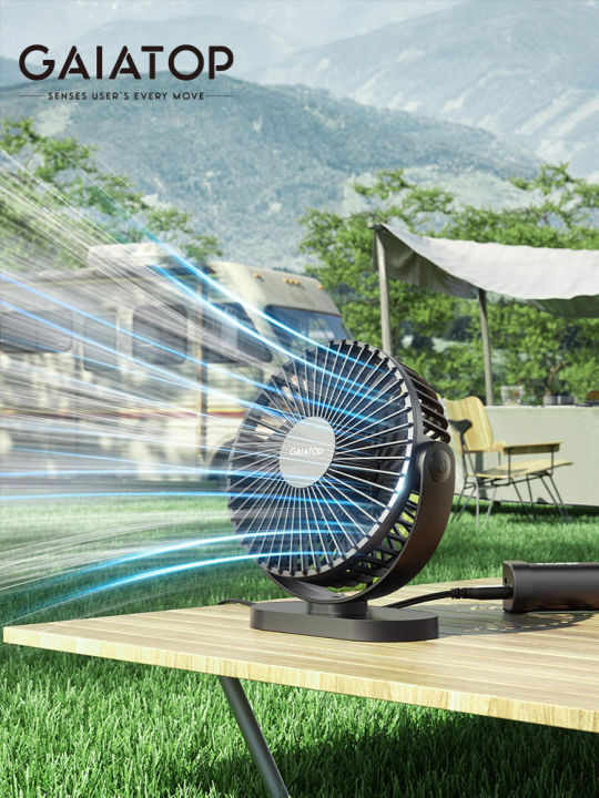 GAIATOP USB Desk Fan 3 Speeds Quiet Portable Fan Cooling Small Fan ...