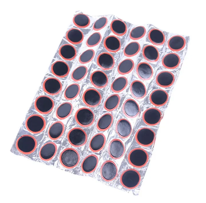 48pcs Tire Patch Rubber Bike Tyre Repair Pad Portable Tire Inner Tube ...