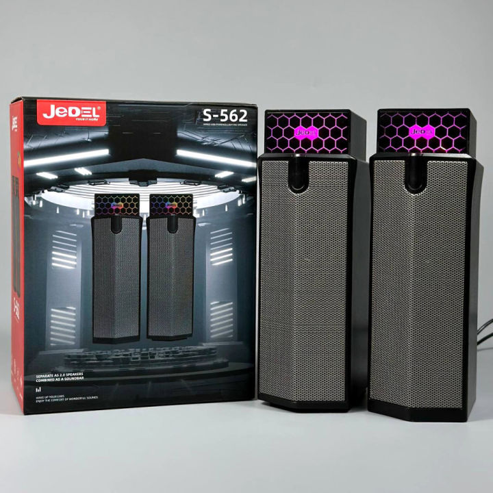 JEDEL S562 HiFi Stereo 2-in-1 Wired Soundbar | Daraz.com.bd