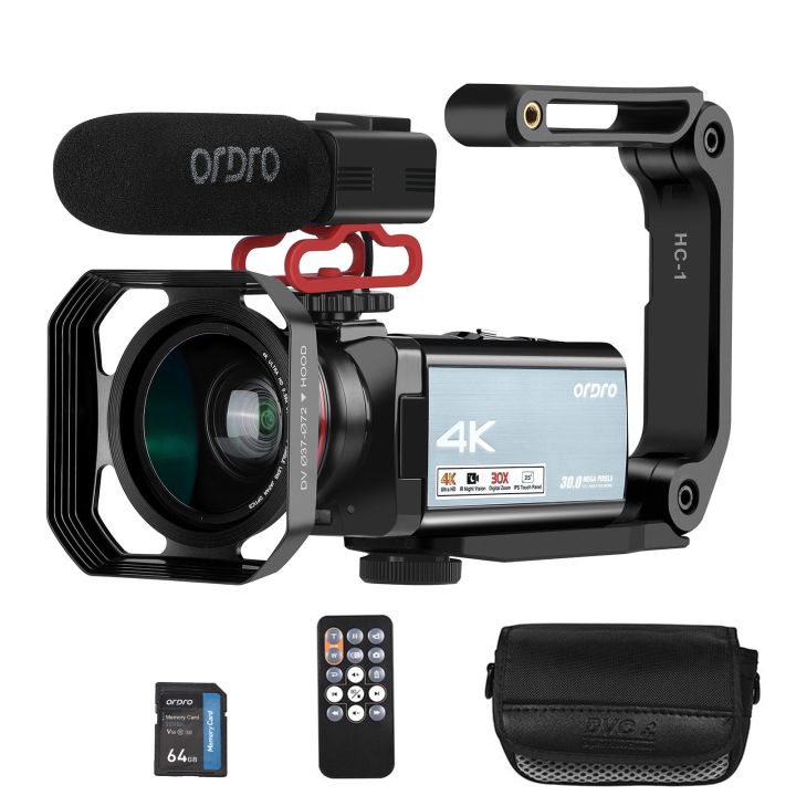 ORDRO HDR-AX10 4K Digital Video Camera WiFi Camcorder DV Recorder ... ORDRO HDR-AX10 4K Digital Video Camera WiFi Camcorder DV Recorder ...