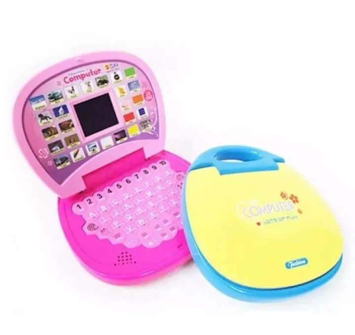 Educational Computer ABC and 123 Learning Kids Toy Laptop with LED ...