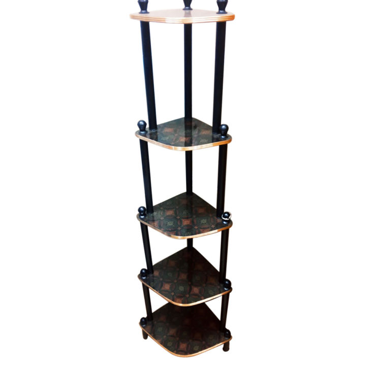 Multicolor Corner Shelf 5 Layer - Wall Decoration | Daraz.com.bd