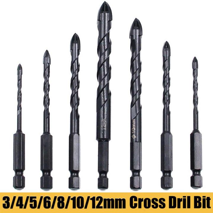 （New）DAI Hex hank Drill Bit Gla Ceramic Concrete Brick Wood Hole Opener ...