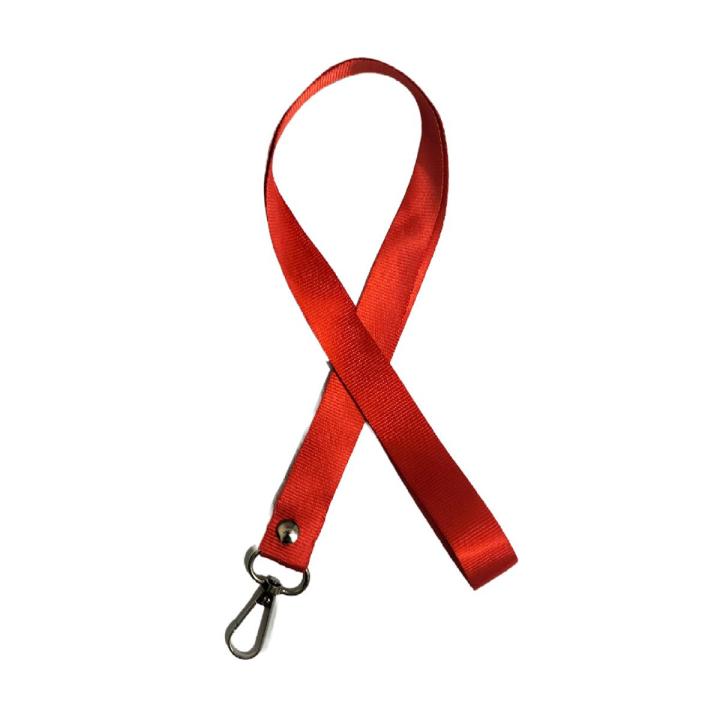 ID Card Strip Ribbon 2CM Lanyard (Red) | Daraz.com.bd