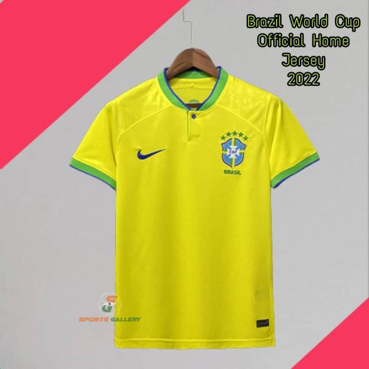 Brazil New 2022 World Cup Home Jersey / Kit - Brazil Football - Jersey ...