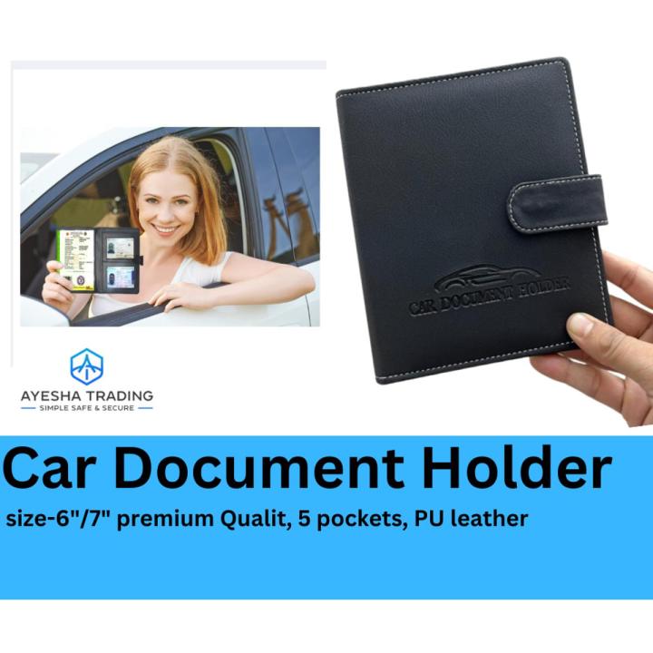 Car Document Pouch Paper holder | Daraz.com.bd