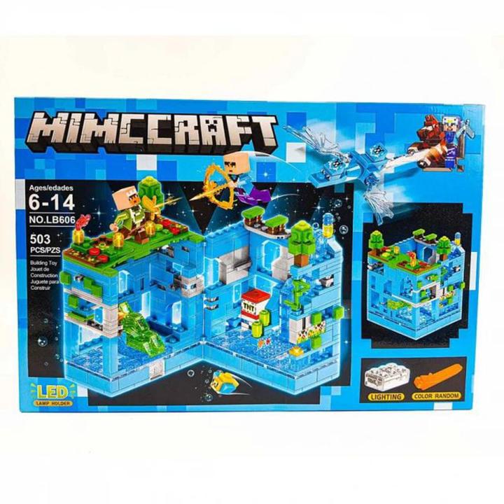 Minecraft Building Block 503 pcs Compatible with Lighting Kit | Daraz.com.bd