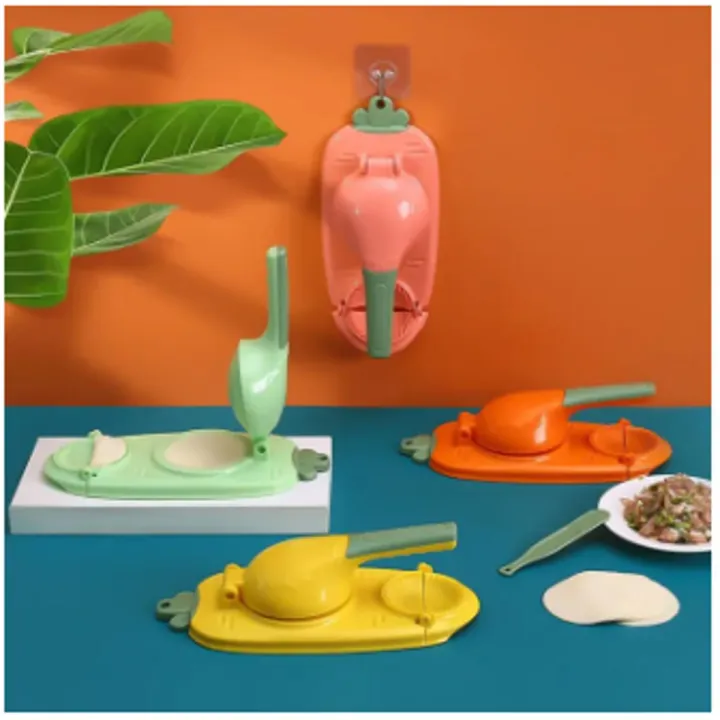 2-in-1 Dumpling Maker Pitha Maker, Manual Dough Presser Dumpling ...