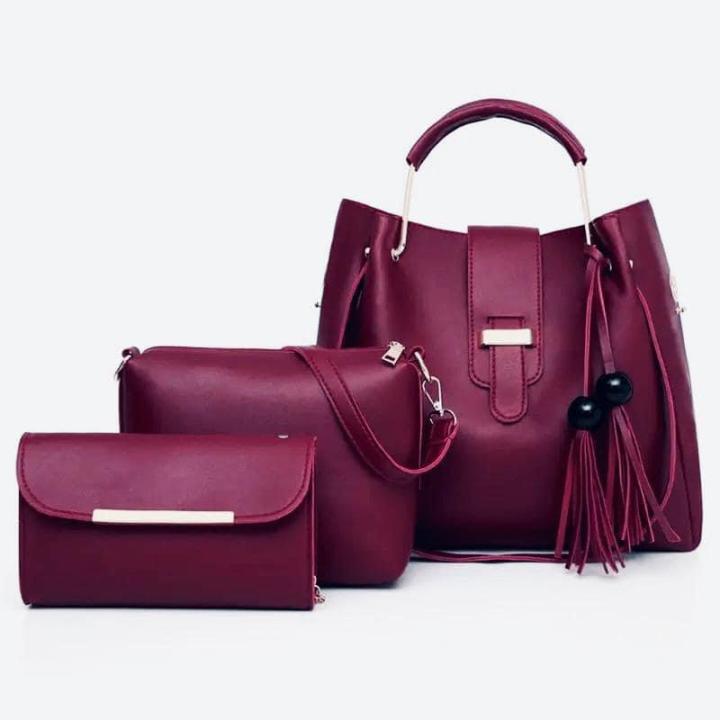 New Exclusive Design Ladies 3 in1 bags Women & girls 3 in1 bags | Daraz ...