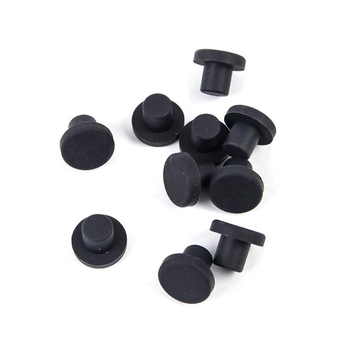 10Pcs Solid Rubber Hole Caps 3-12Mm High Temperature Resistance Seal ...
