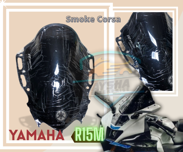 R15 v4/R15M Motorcycle Windshield Full Bubble Corsa | Daraz.com.bd