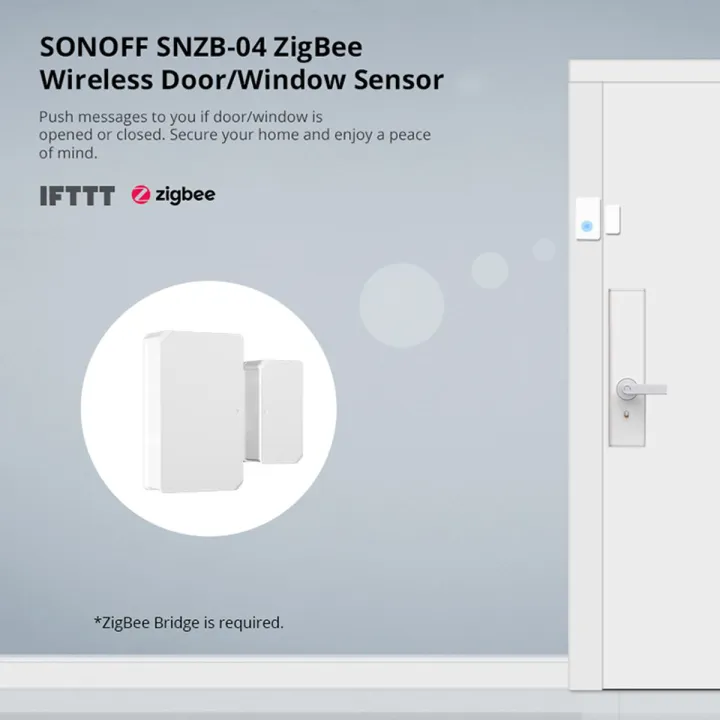 SONOFF SNZB-04 ZigBee Wireless Door/Window Sensor Detector On/ Off ...
