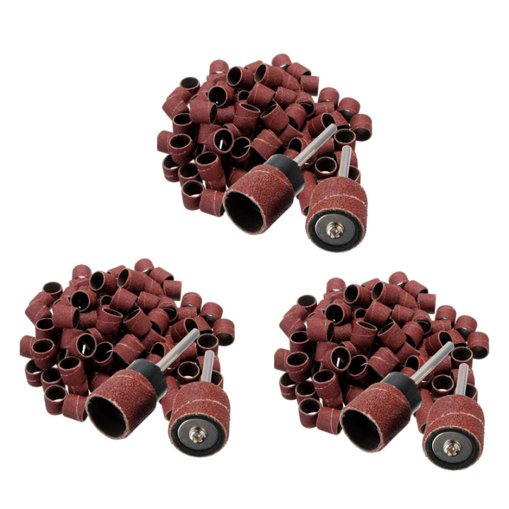 300 Pieces 1/2 Inch Polished Sandpaper Ring Polishing Abrasive Tape in ...