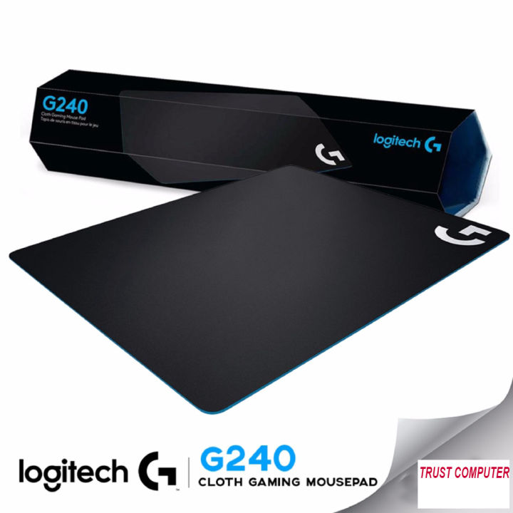 Logitech G240 Cloth Gaming Mouse Pad, 340 x 280 mm, Thickness 1mm, For ...