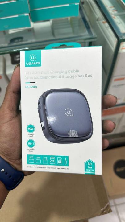 USAMS US-SJ650 U87 1m 60W USB / Type-C to Type-C / Micro / IP Fast ...