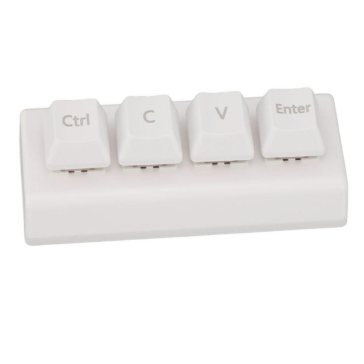 Programmable Keypad 4 Keys Support NKRO Red Switch Ctrl C V Enter Mini ...