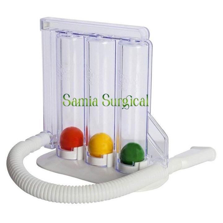 Respirometer 3 Ball Spirometer Lung Exerciser | Daraz.com.bd