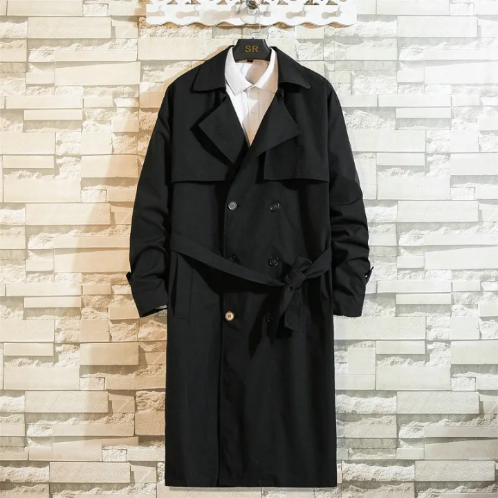 【Alien Alien】 Korean Fashion Spring Trench Coat Men‘s Windbreaker ...