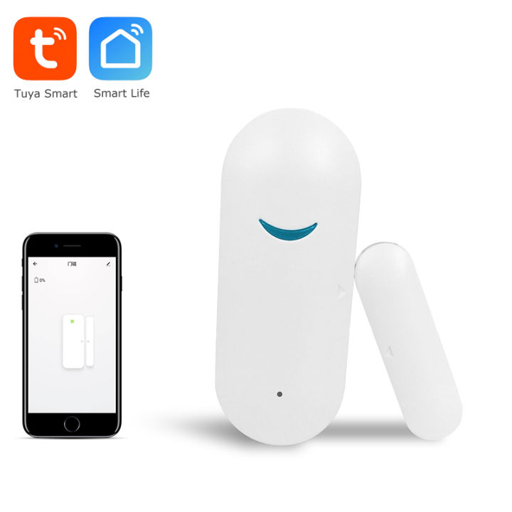 Tuya Smart WiFi Door Sensor Alarm Compatible With Tuya APP Smart Life ...