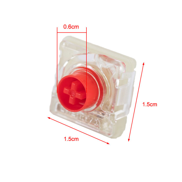 5Pcs Low-Profile Cherry MX Red Switch LP Low Profile Backlit Keyswitch ...
