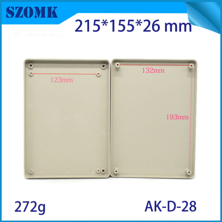 1piece 215*155*26mm Szomk Customizable Plastic Box For Electronics ...
